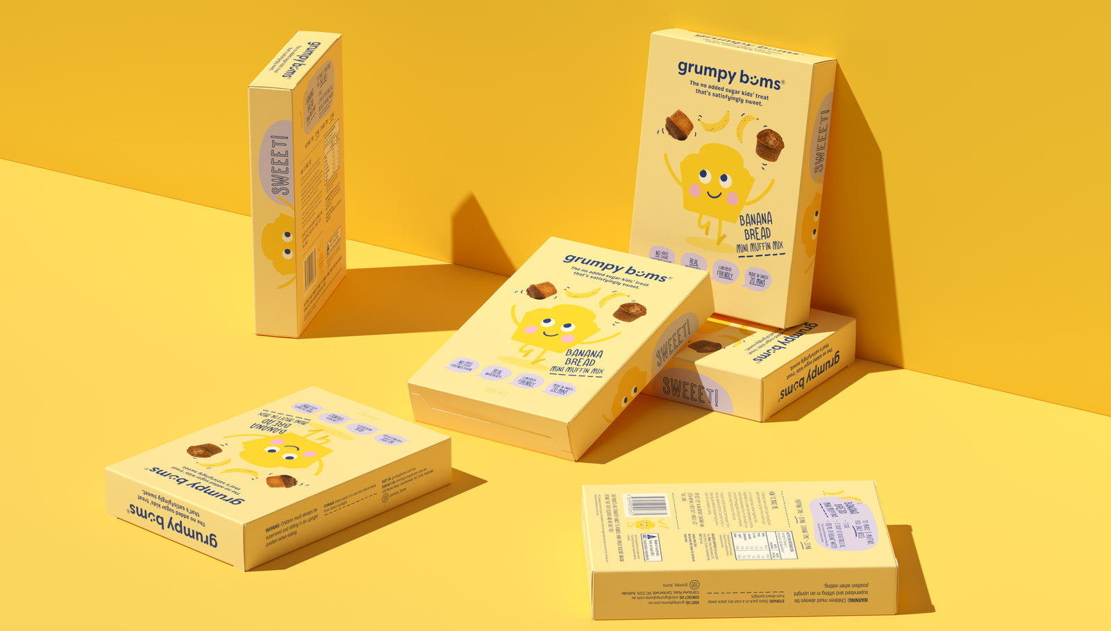 Grumpy Bums, healthy kids snacks, without added sugar