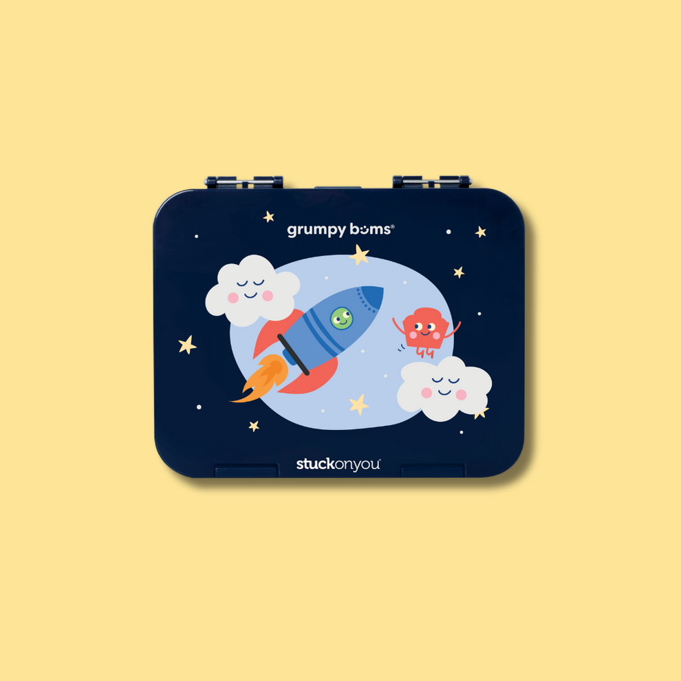 Bento Lunch Box LGE - Space Time – Grumpy Bums